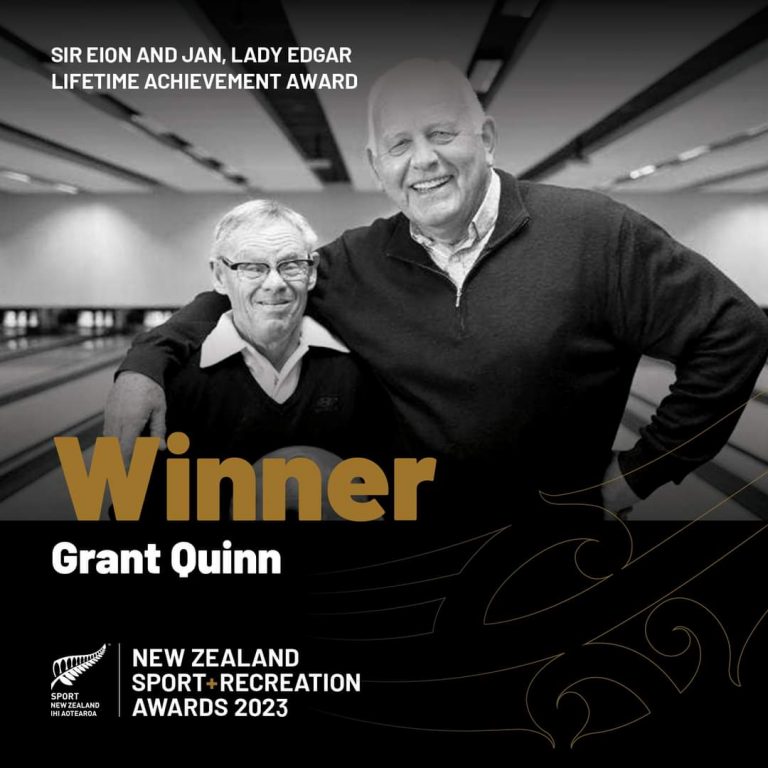 Grant Quinn Honoured with Sir Eion and Jan, Lady Edgar Lifetime ...