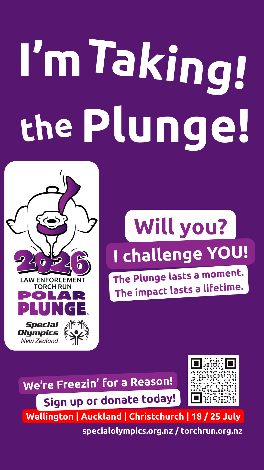 Polar Plunge - Special Olympics New Zealand